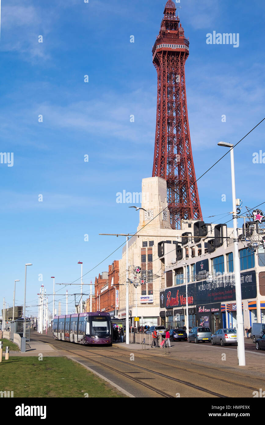 Blackpool front de mer royaume uni Banque de photographies et d’images ...