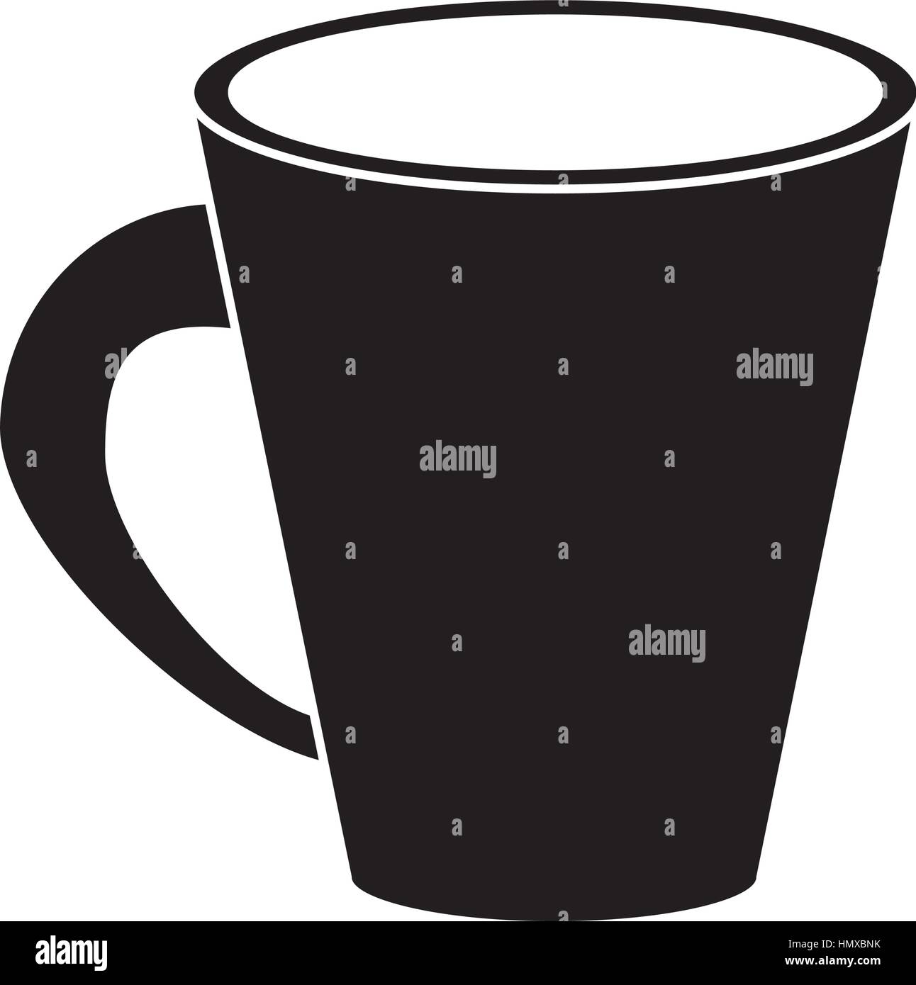 Tasse à café americano pictogramme crème Image Vectorielle Stock - Alamy