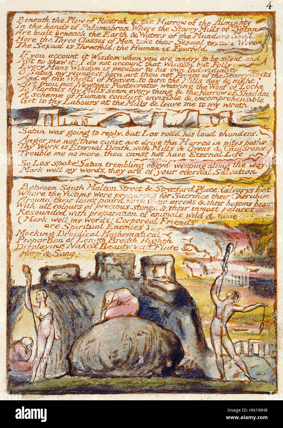 Un poème de Milton, copie D, objet 4 une Bentley, Erdman, Keynes a 4 ...