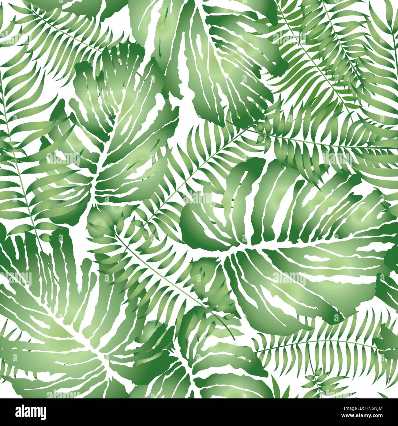 Abstract floral pattern. Sol carrelé feuilles feuilles de palmier ...