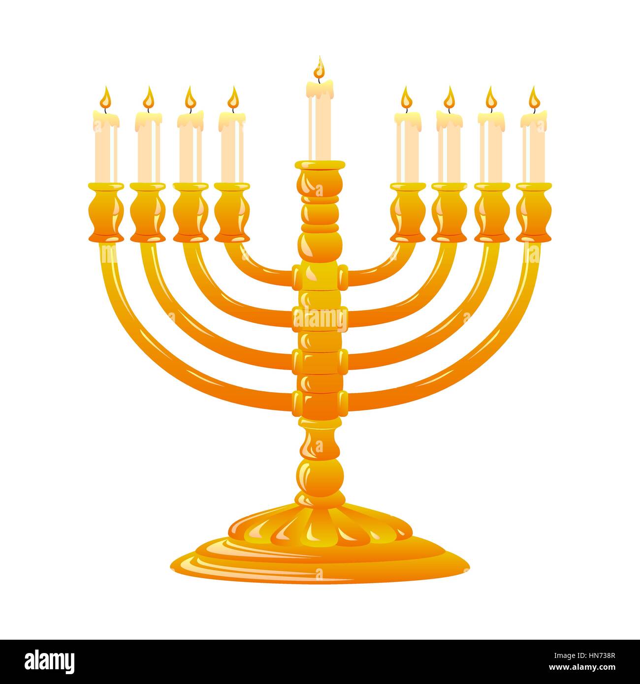 Symbole juif sur fond blanc Banque d'images vectorielles - Alamy