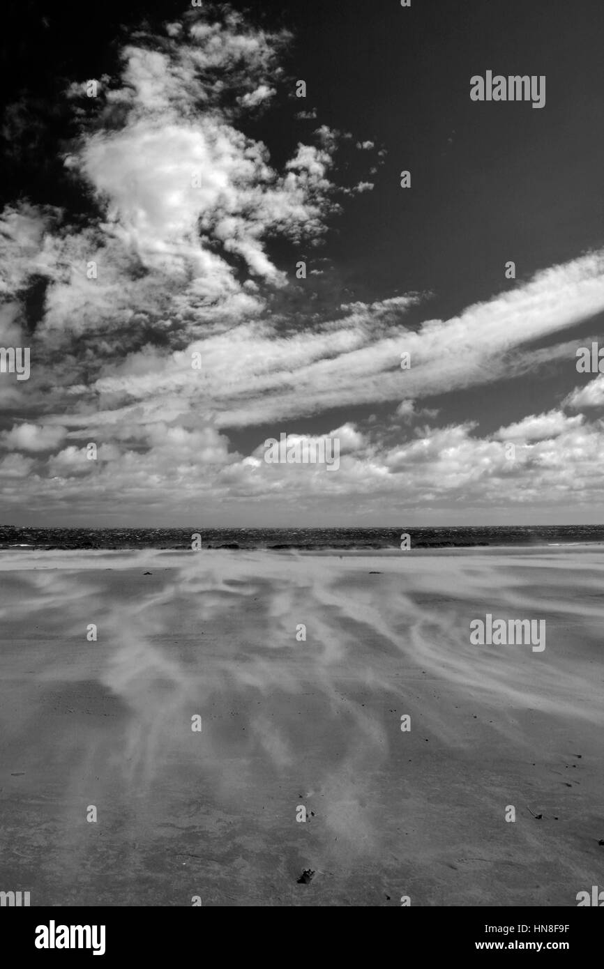 Meilleures plages en angleterre Banque d'images noir et blanc - Alamy