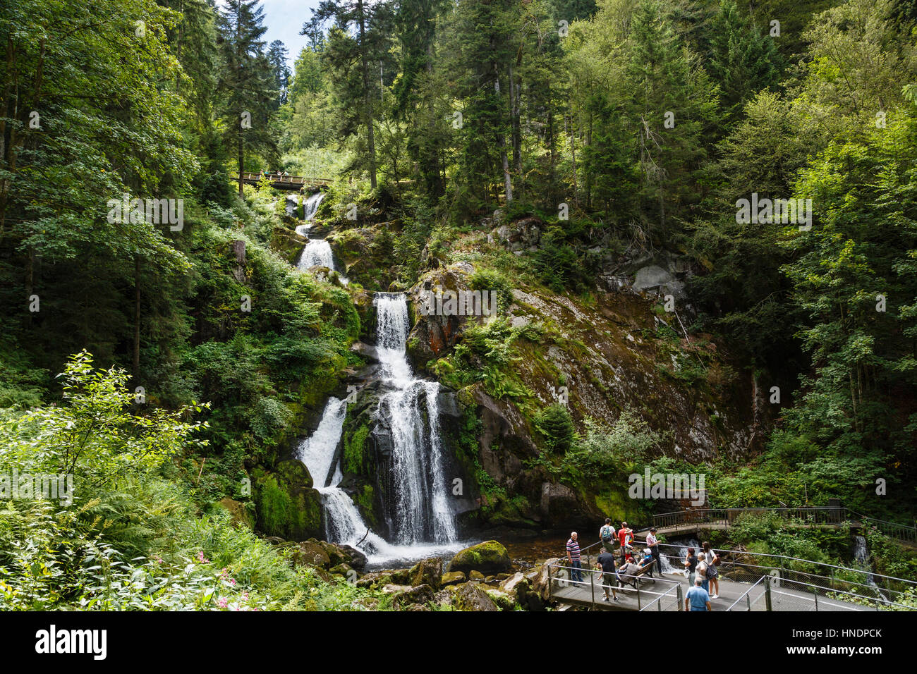 Cascades de Triberg, Forêt Noire, Allemagne Photo Stock - Alamy