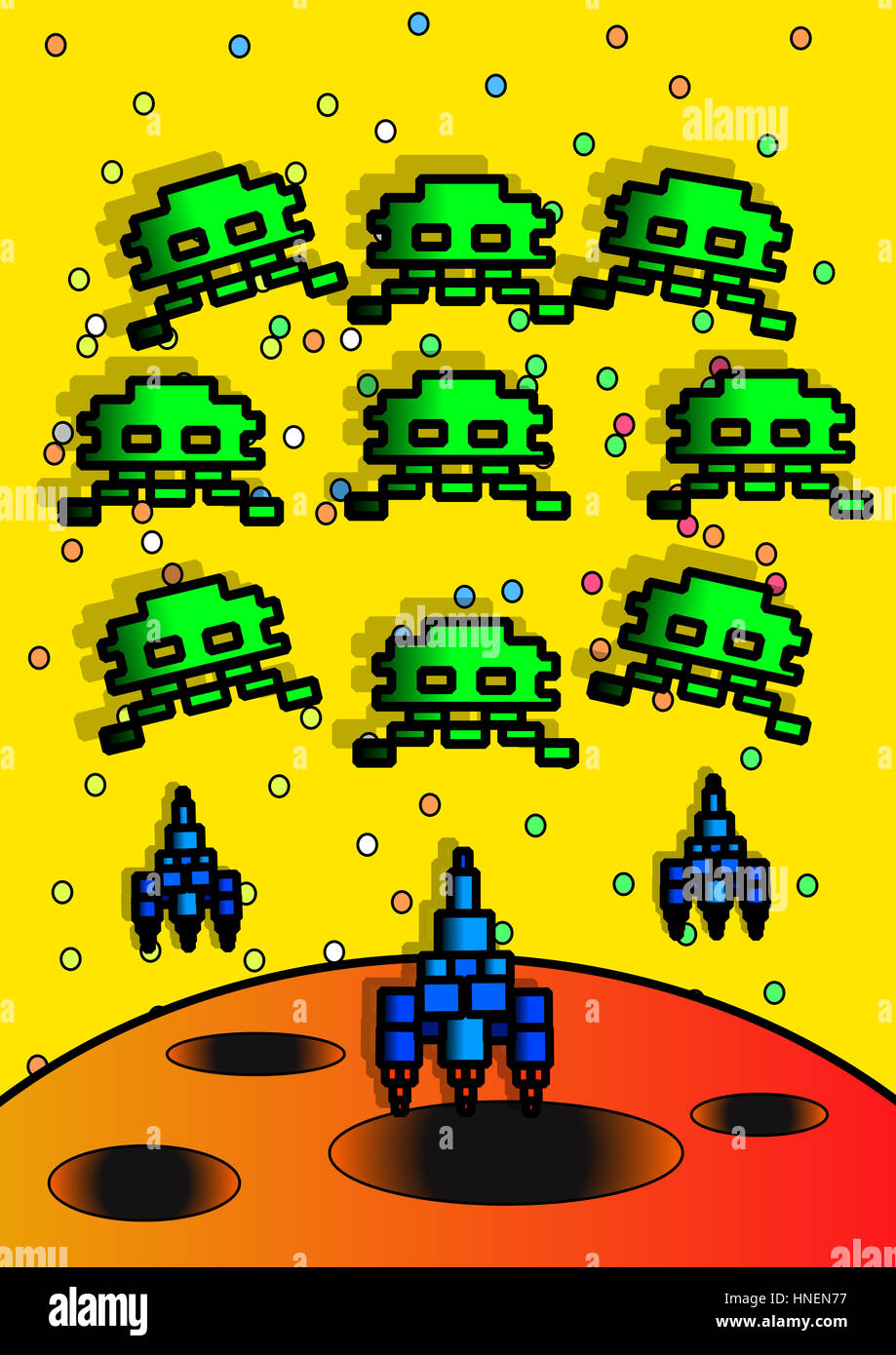 Alien attack Banque de photographies et d’images à haute résolution - Alamy