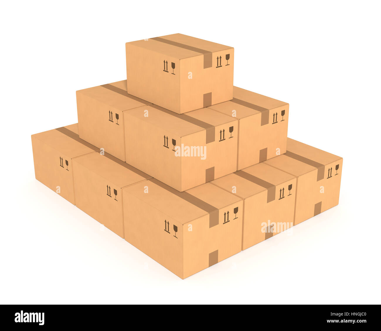 Piles de carton Banque de photographies et d’images à haute résolution ...