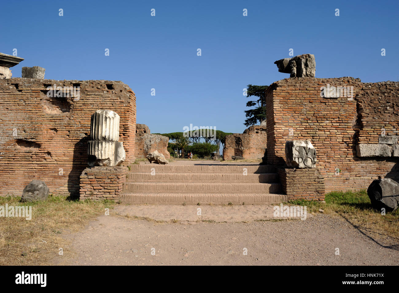 Domus flavia palatine hill Banque de photographies et d’images à haute ...
