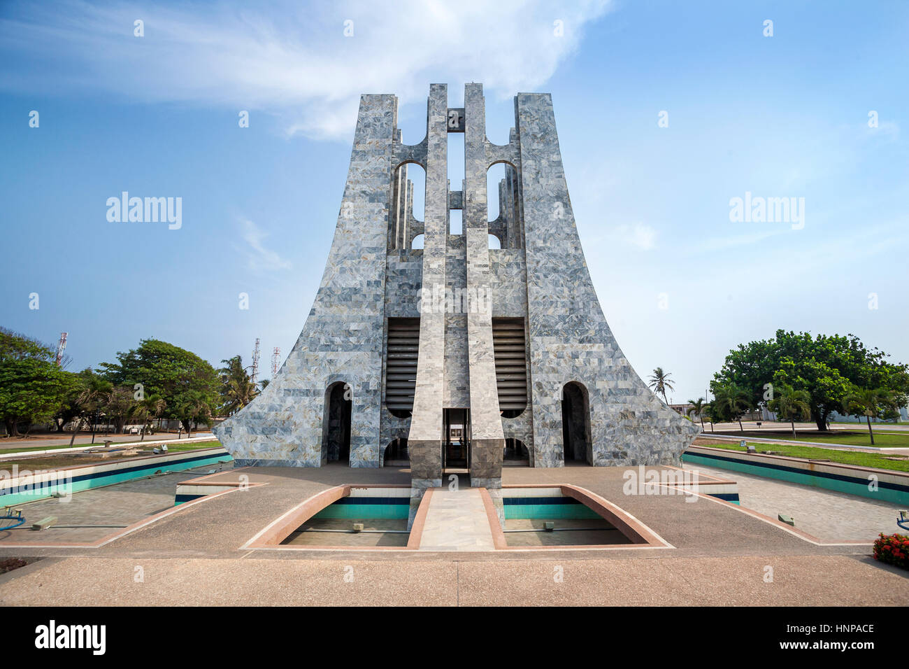 Nkrumah Memorial Park, Accra, Ghana Photo Stock - Alamy
