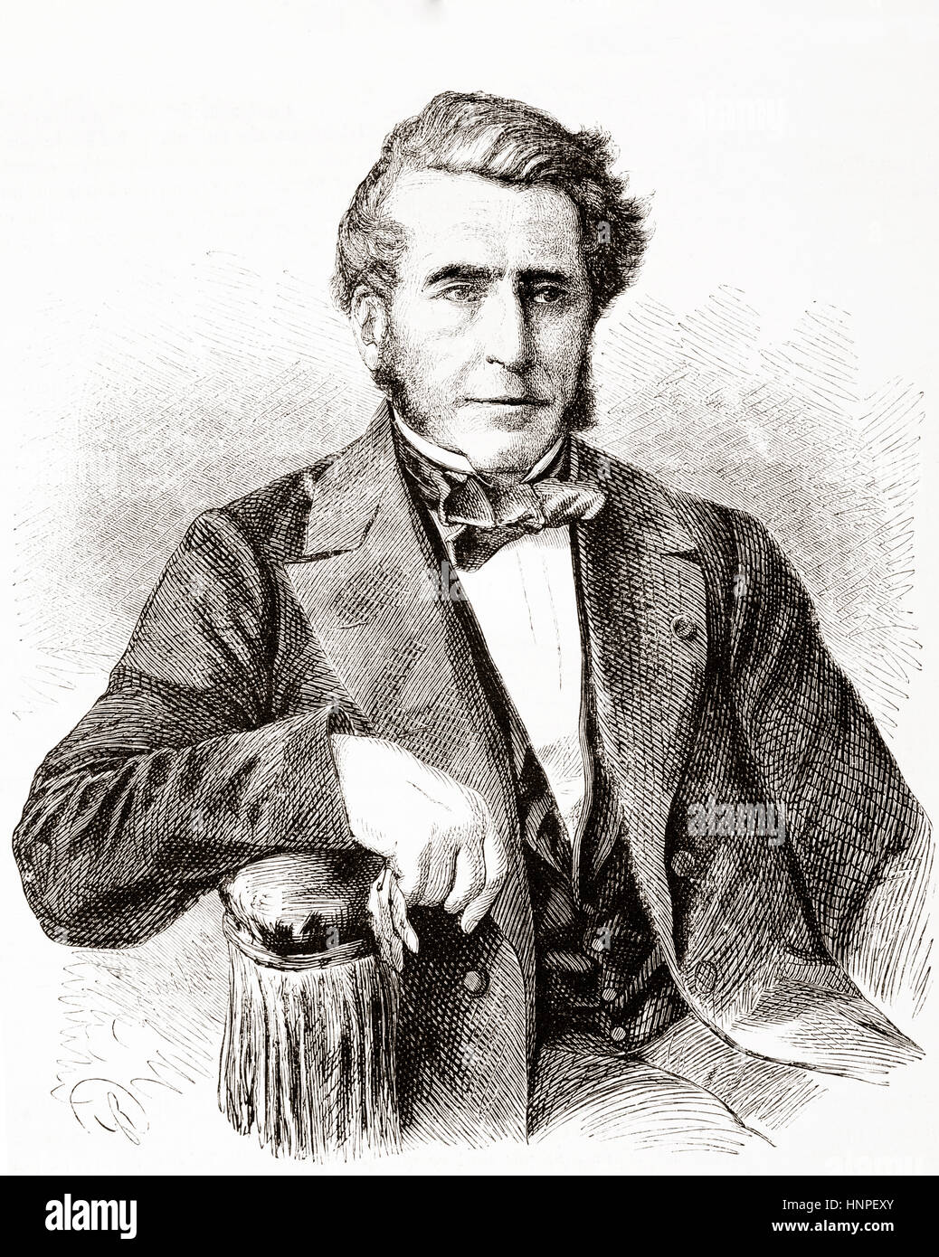 Émile Péreire, 1800 - 1875. Important financier du 19ème siècle à Paris ...