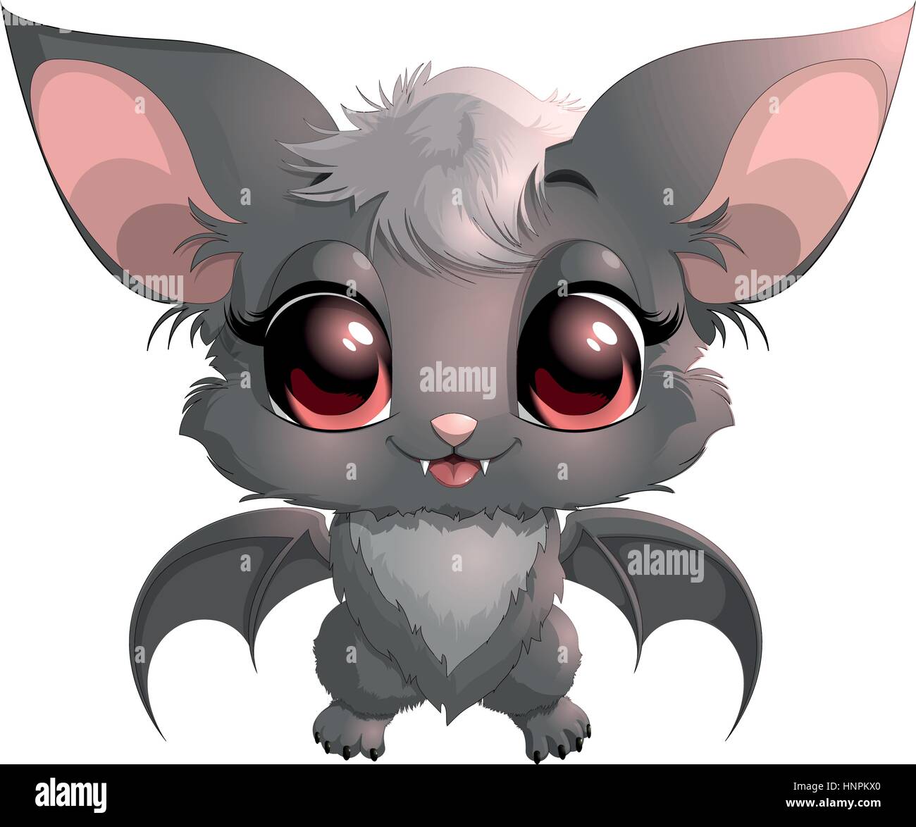 Bat cartoon Banque d'images vectorielles - Alamy