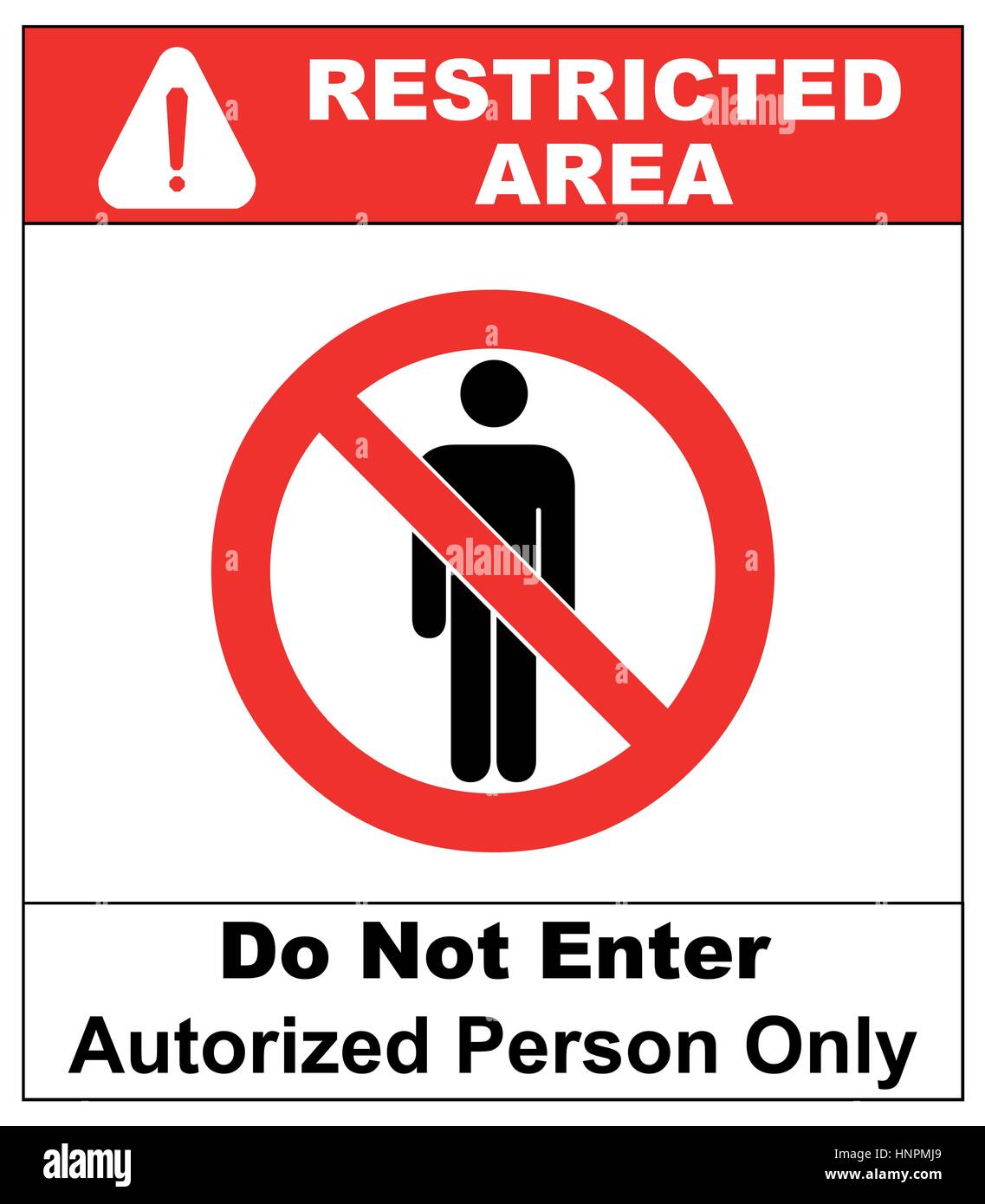 Prohibited symbol Banque d'images vectorielles - Alamy