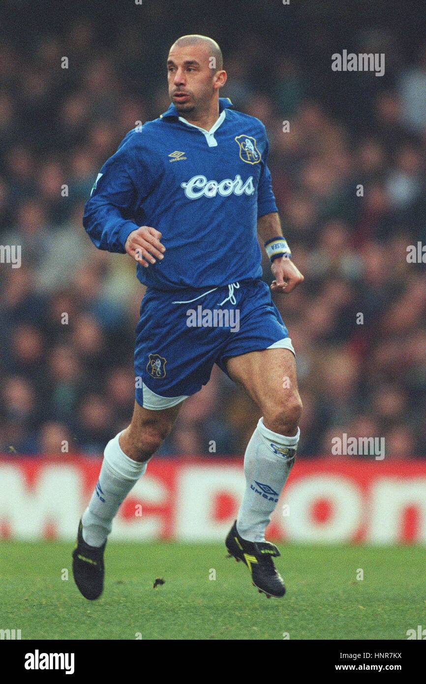 GIANLUCA VIALLI CHELSEA FC 18 Décembre 1996 Photo Stock - Alamy