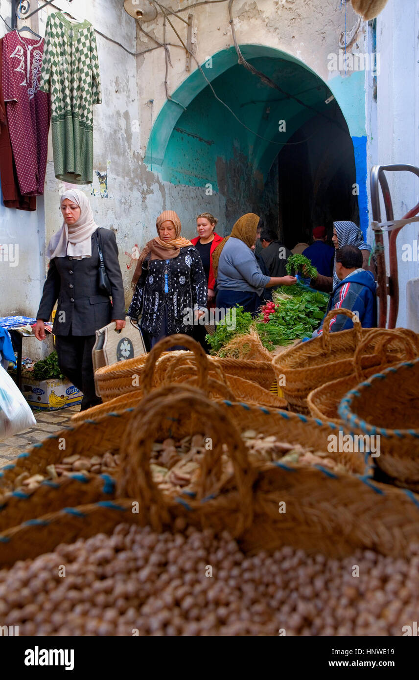 Souk market bazaar sousse tunisia travel shopping tunisian Banque de ...