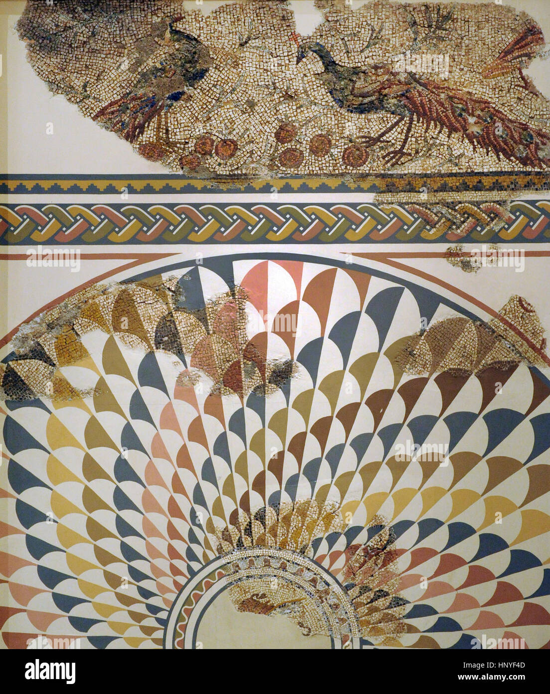 Mosaïque de paon antique Banque de photographies et d’images à haute ...