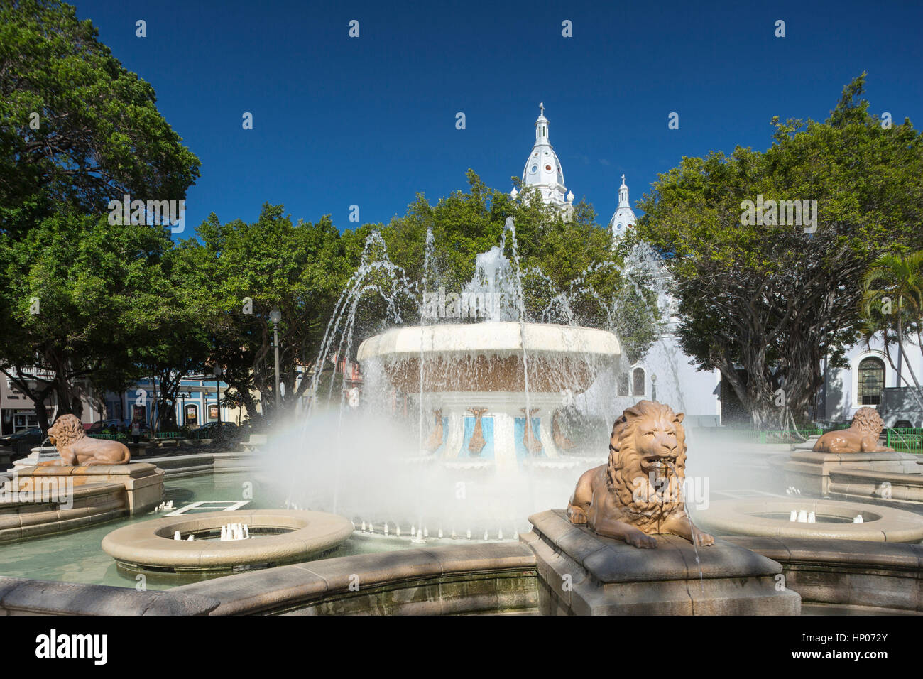 CATEDRAL DE NUESTRA SEÑORA DE GUADALUPE FONTAINE DES LIONS PLAZA LAS ...