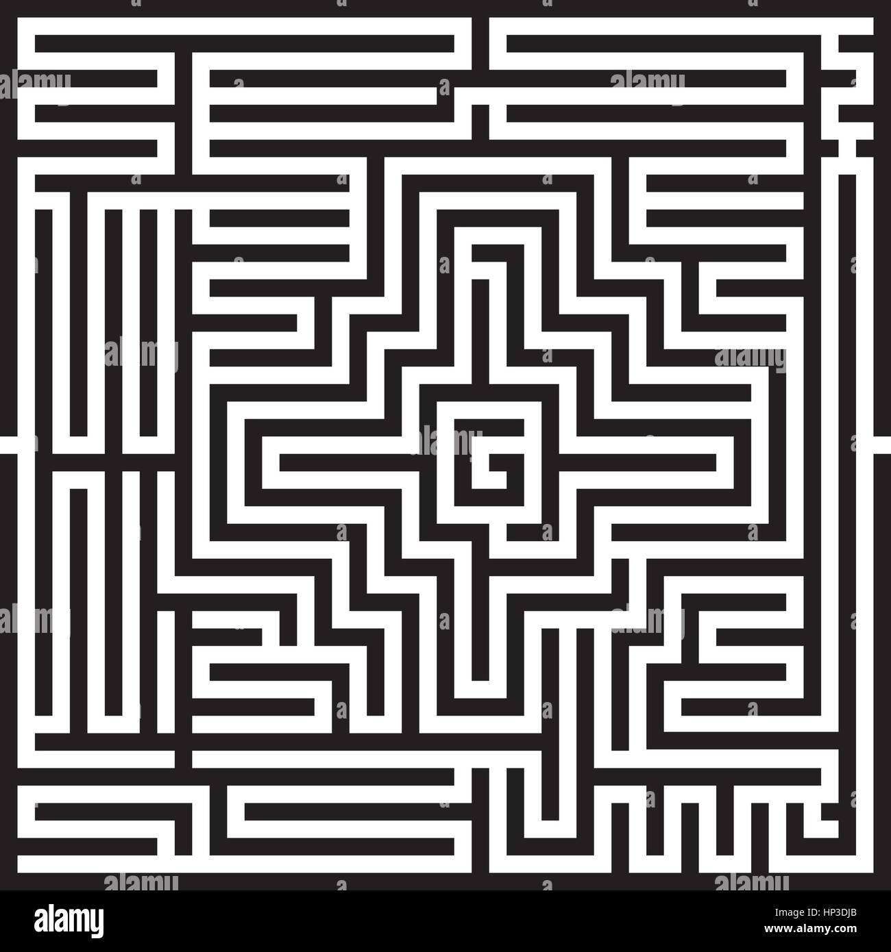 Labyrinthe de minotaure Banque d'images vectorielles - Alamy