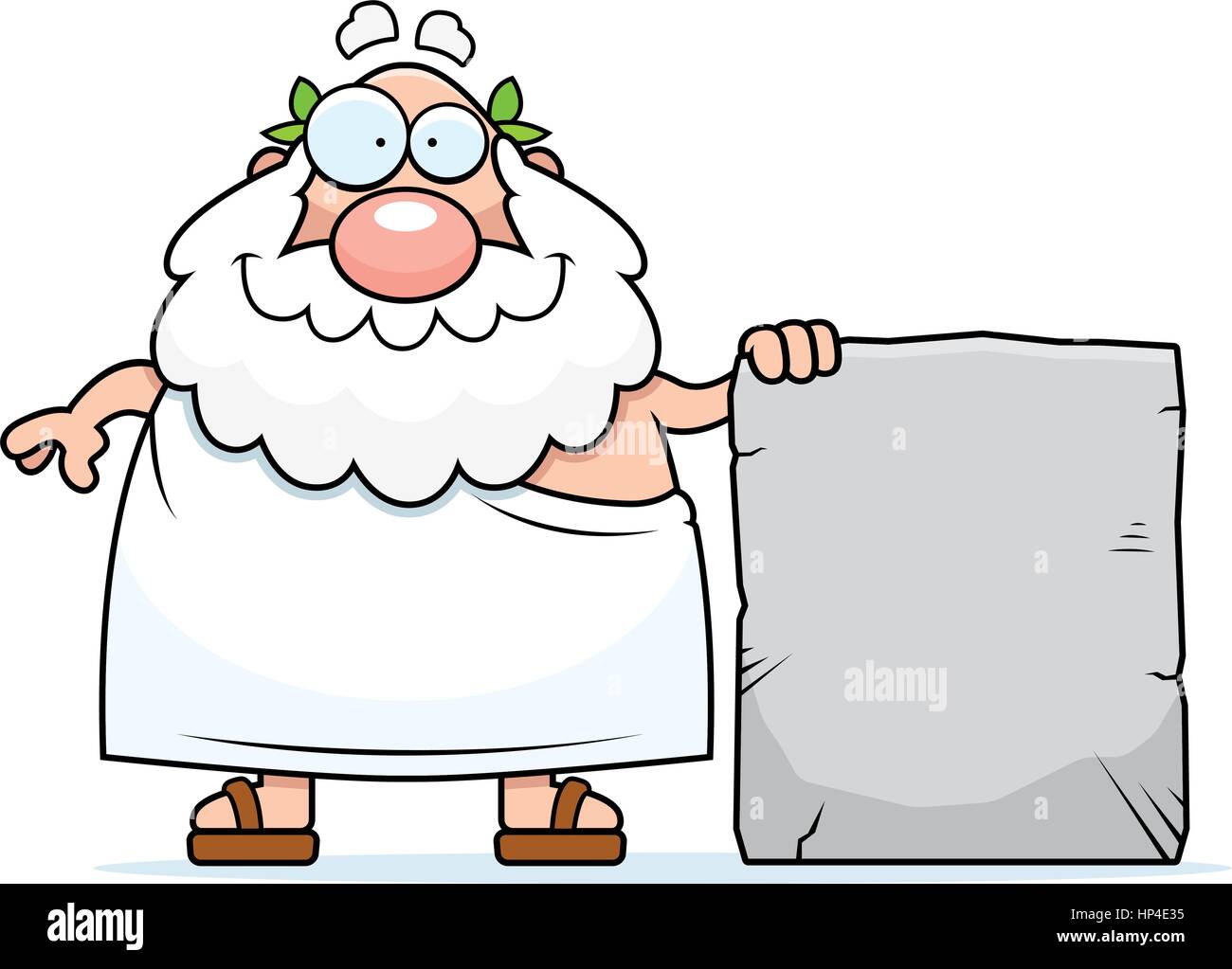 Cartoon illustration greek god zeus Banque d'images vectorielles - Page ...