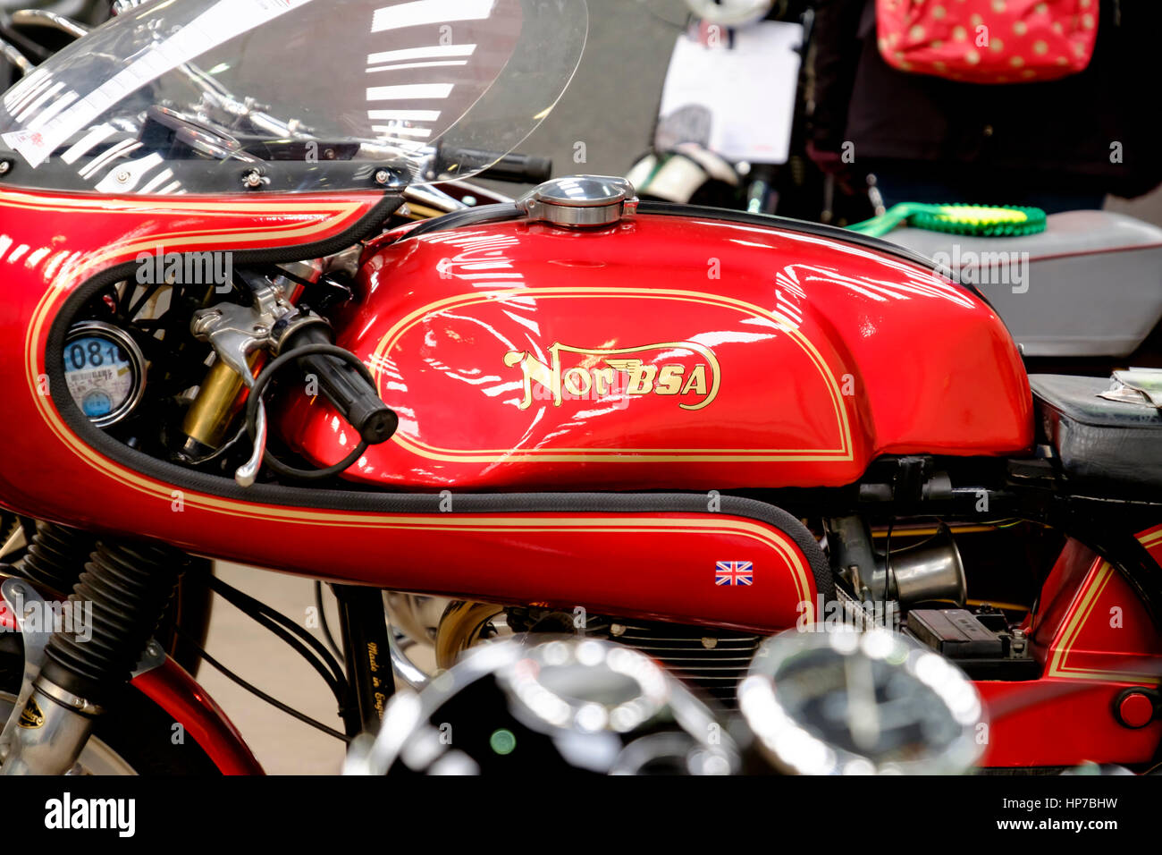 British motorcycle restored norton Banque de photographies et d’images ...