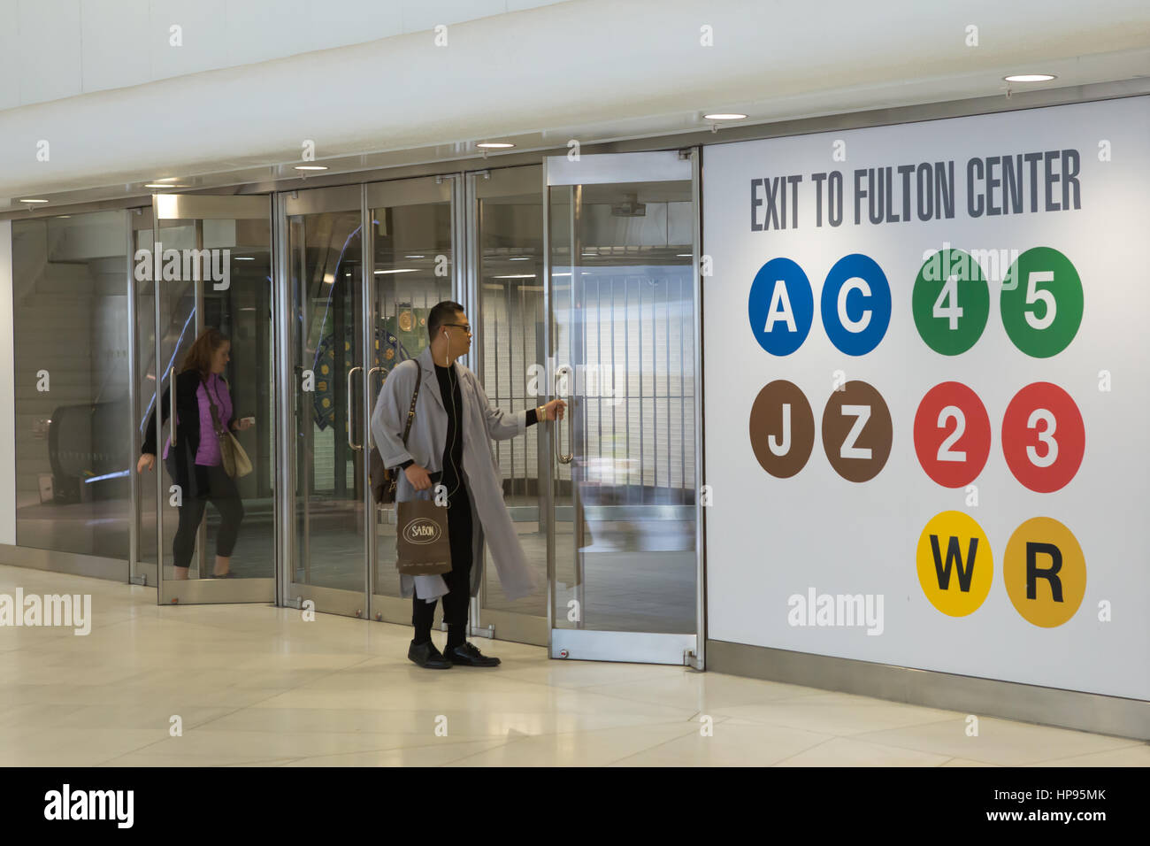 Centre de transport de fulton center Banque de photographies et d ...