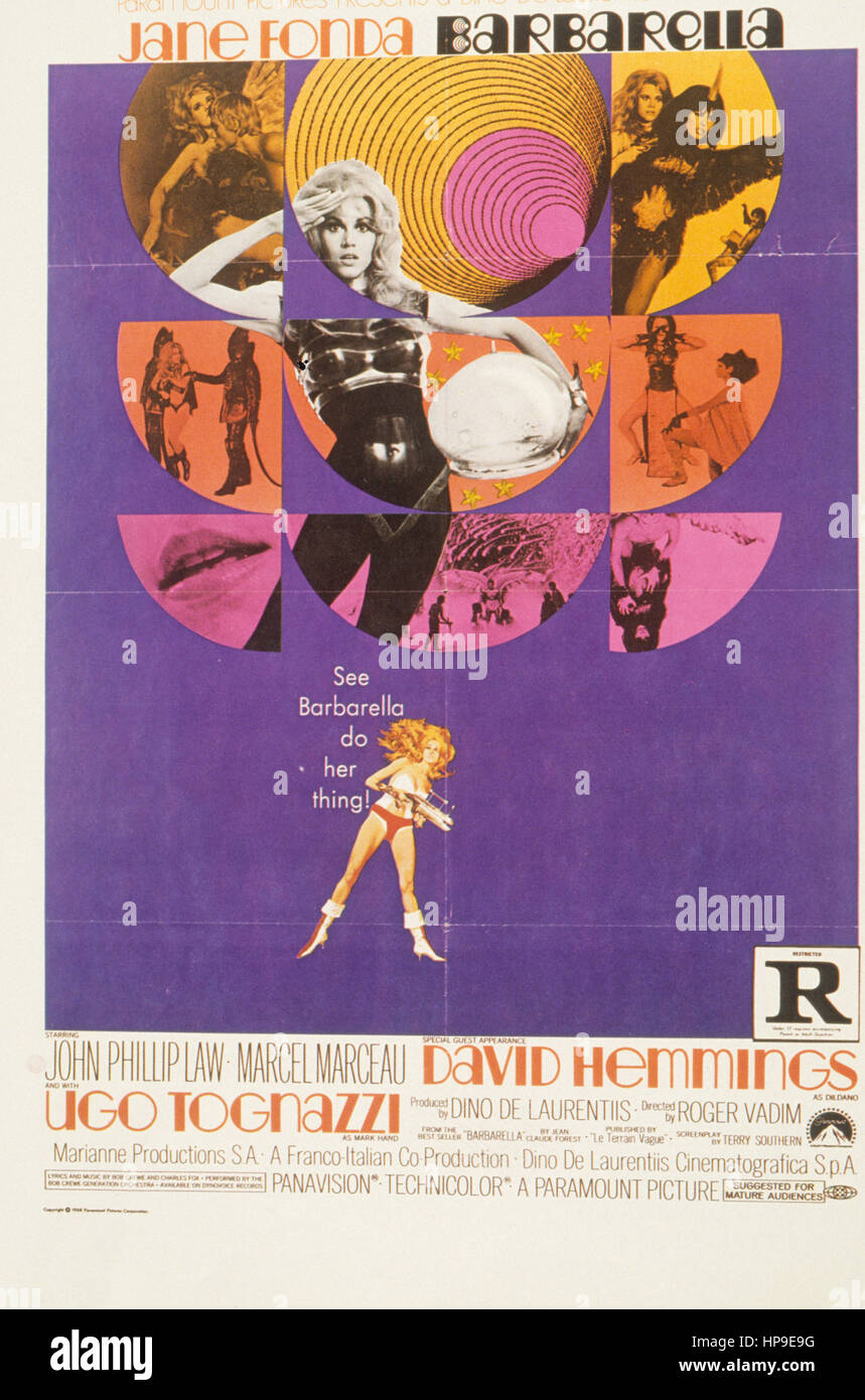 Barbarella movie poster Banque de photographies et d’images à haute ...