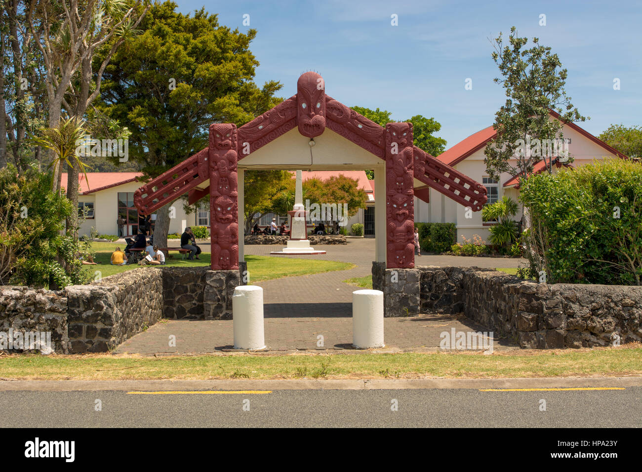 Maori marae new zealand Banque de photographies et d’images à haute ...