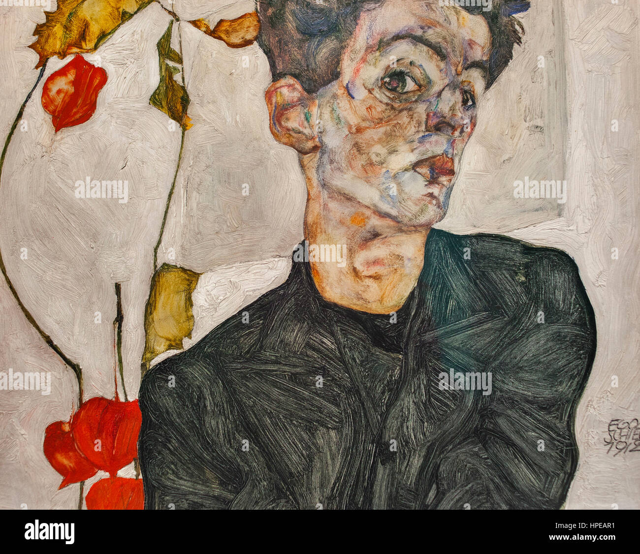 Egon schiele self portrait Banque de photographies et d’images à haute ...