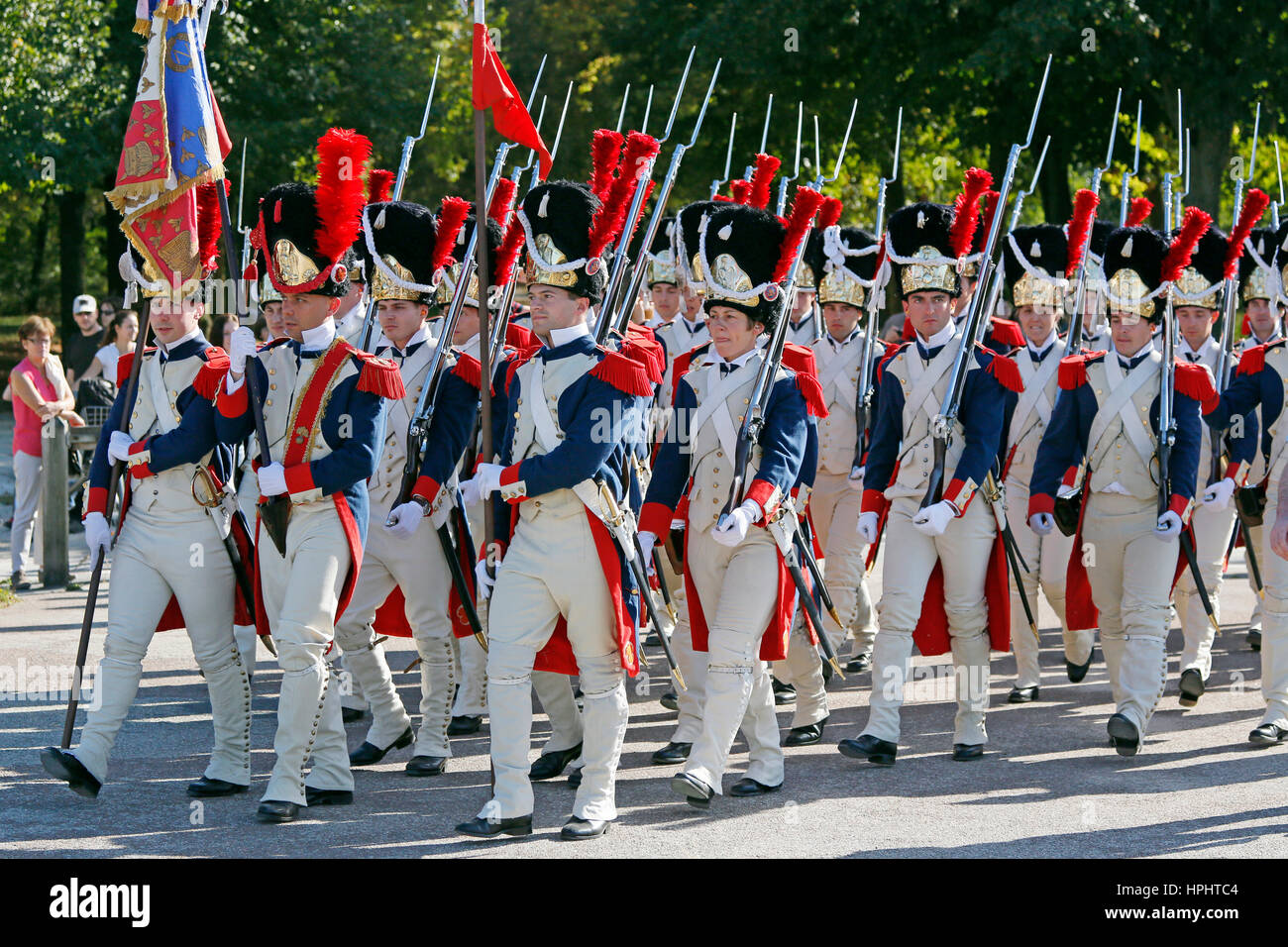 France, Paris. Vincennes. Bois de Vincennes. Police nationale. Garde ...