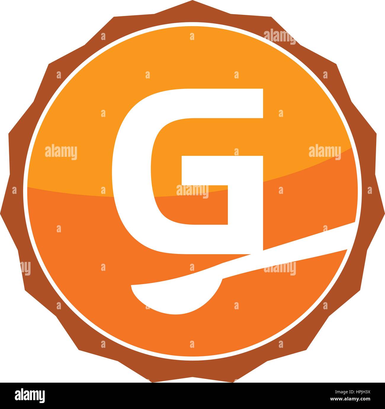 Lettre g logo du restaurant Banque de photographies et d’images à haute ...