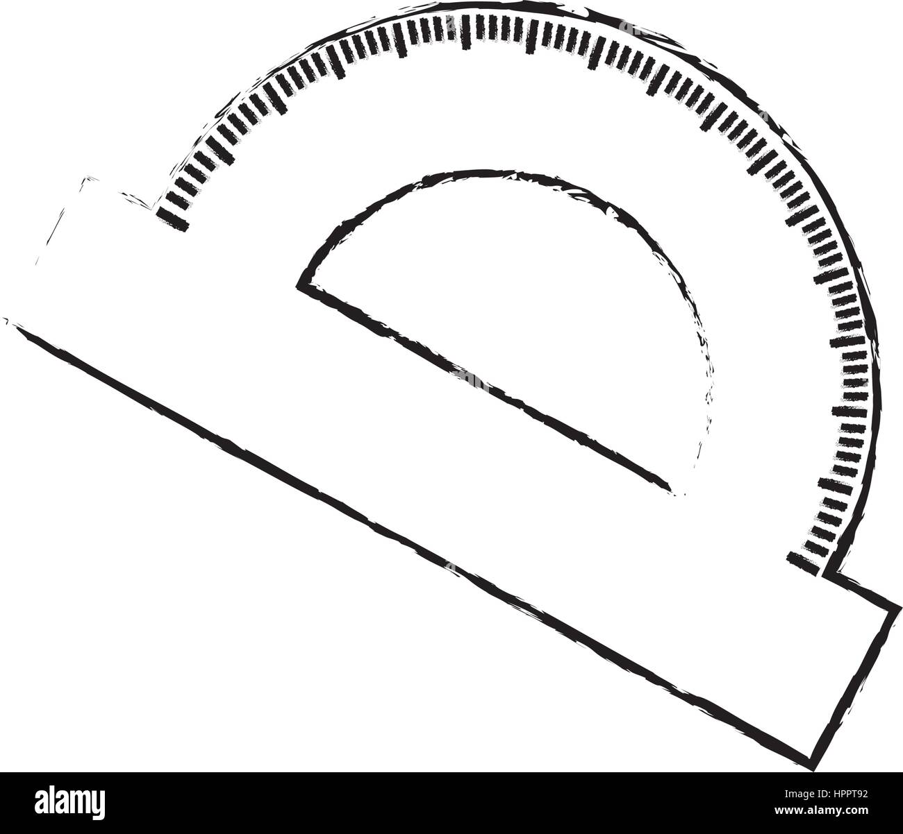 Rapporteur d'angle mètre Image Vectorielle Stock - Alamy