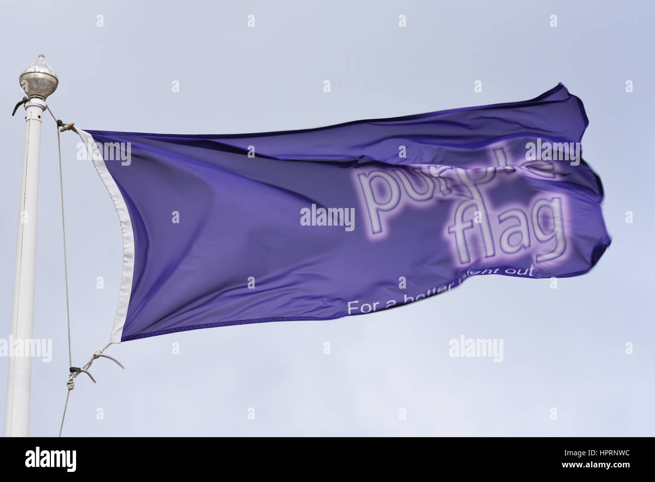 Drapeau violet Banque de photographies et d’images à haute résolution ...