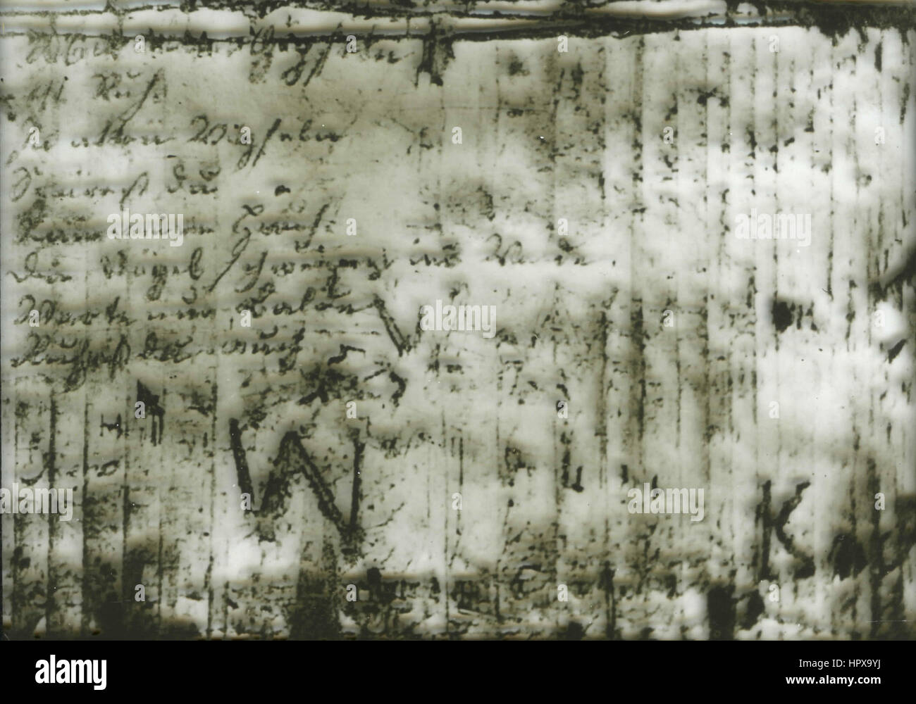 Handwriting of goethe Banque de photographies et d’images à haute ...