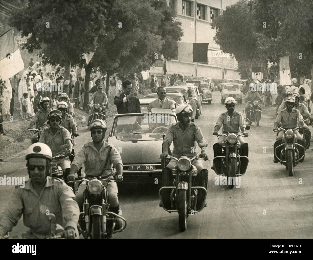 Président de l'Algérie Ahmed Ben Bella Photo Stock - Alamy