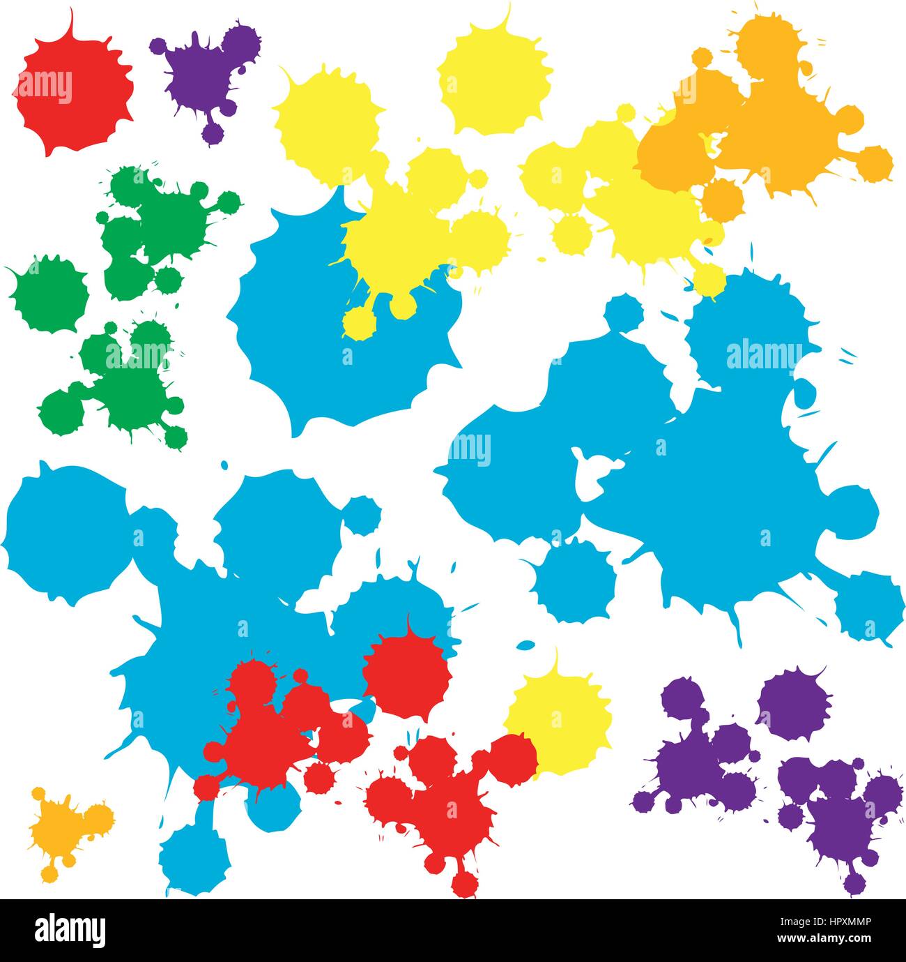 Seamless background design avec taches de couleur illustration Image ...
