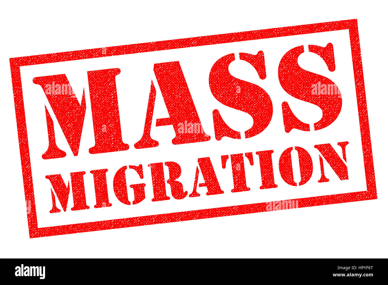 Mass migration Banque d'images détourées - Alamy