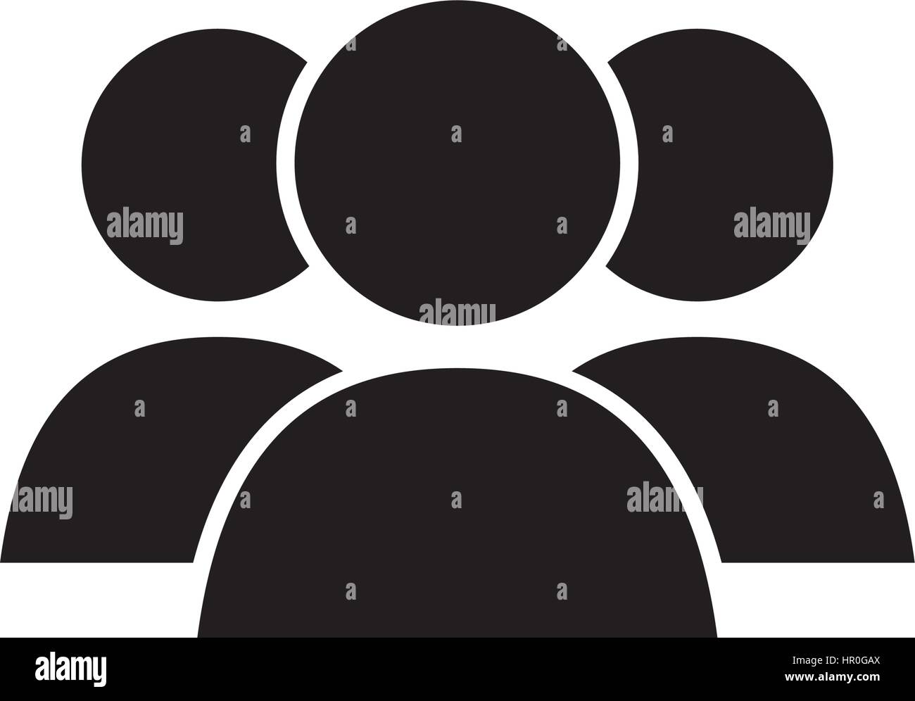 Les gens d'équipe les pictogrammes Image Vectorielle Stock - Alamy