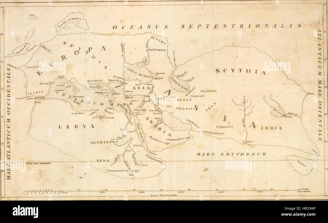 Map monde carte strabon Banque de photographies et d’images à haute ...