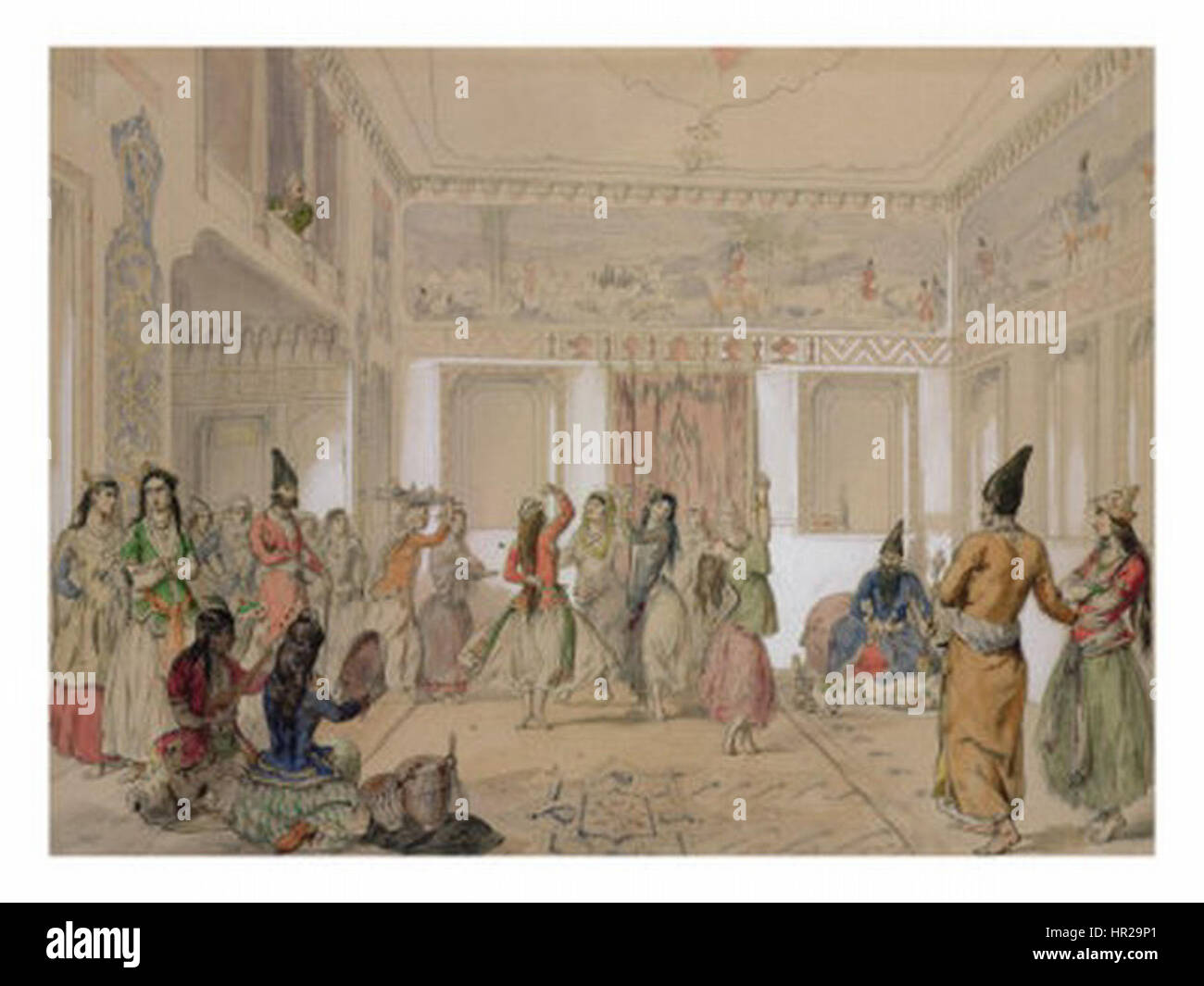 Harem perse peinture xixe Banque de photographies et d’images à haute ...
