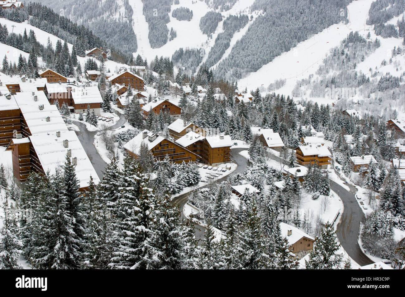 Méribel village Banque de photographies et d’images à haute résolution ...