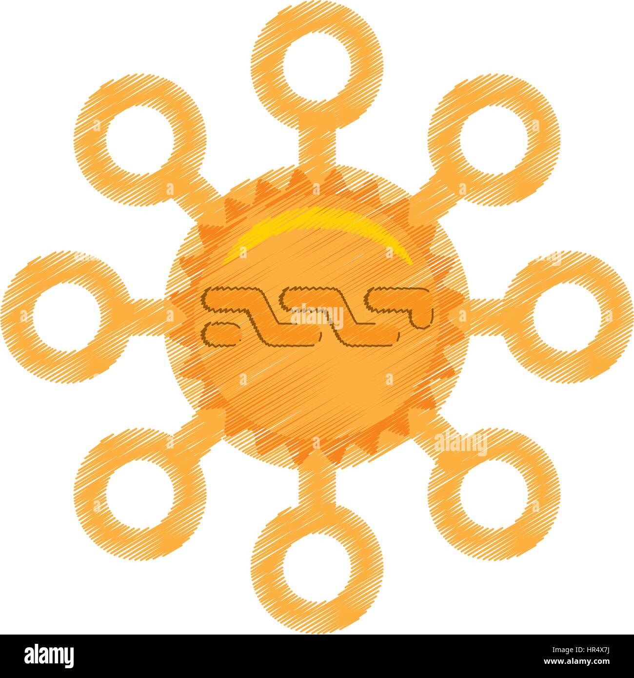 Ondulation Dessin Banque d'images vectorielles - Alamy