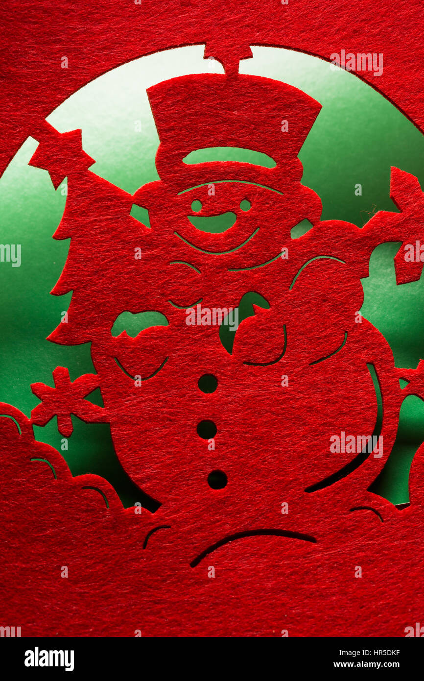 Silhouette de bonhomme de neige Banque de photographies et d’images à ...