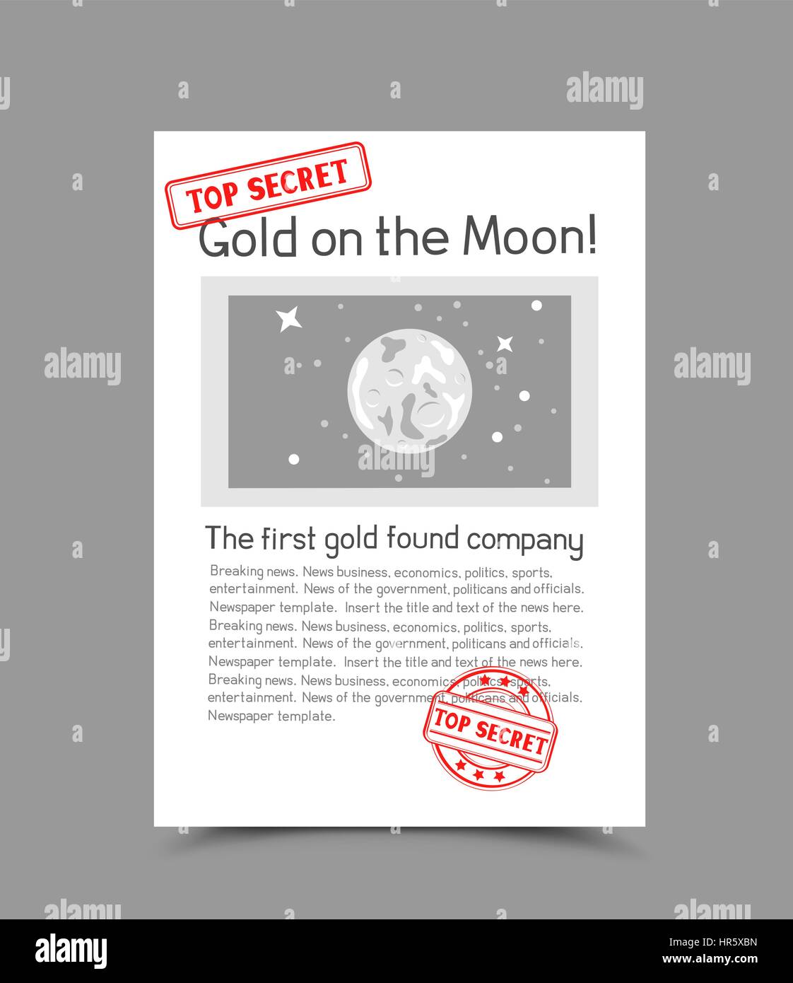 Document template Banque d'images vectorielles - Alamy