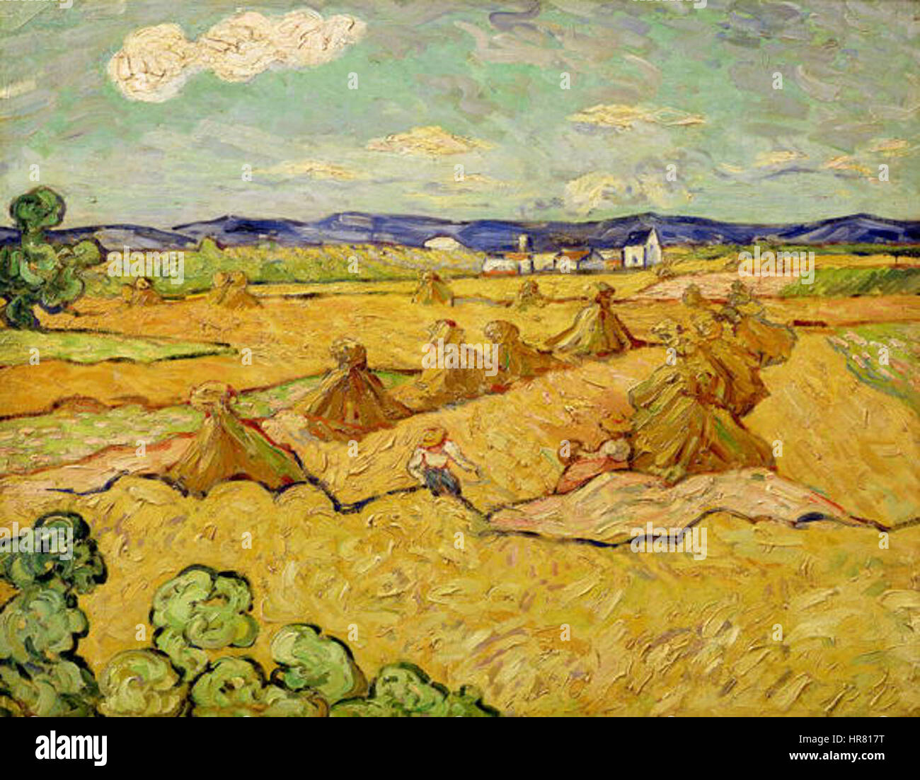 Meules de foin van gogh Banque de photographies et d’images à haute ...