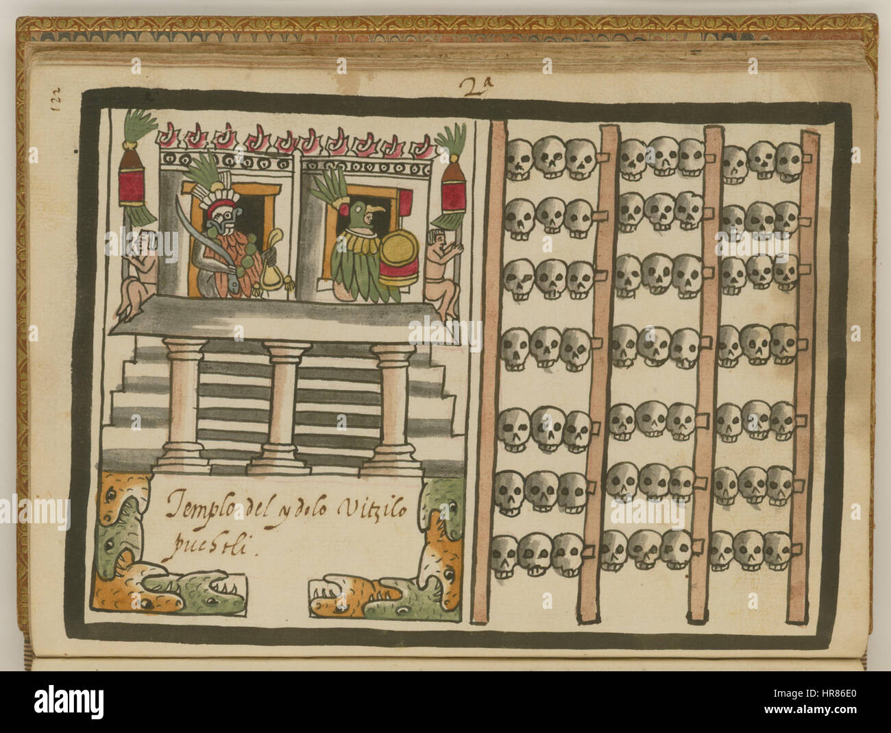 Temple de huitzilopochtli Banque de photographies et d’images à haute ...