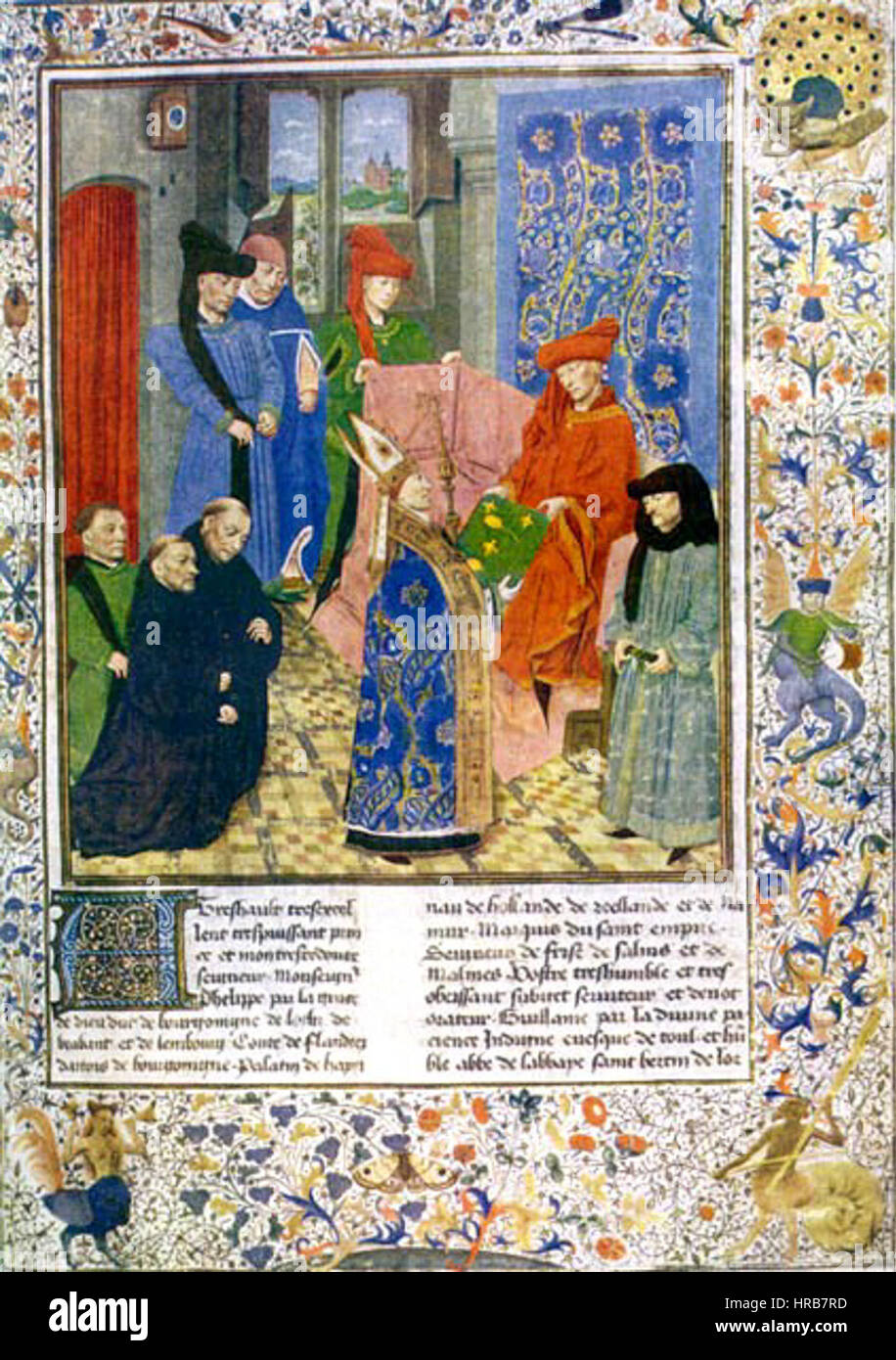 Simon-Marmion - Les grandes Chroniques de France Photo Stock - Alamy