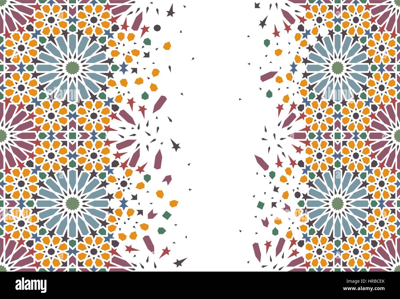 Motif arabesque Banque d'images vectorielles - Alamy