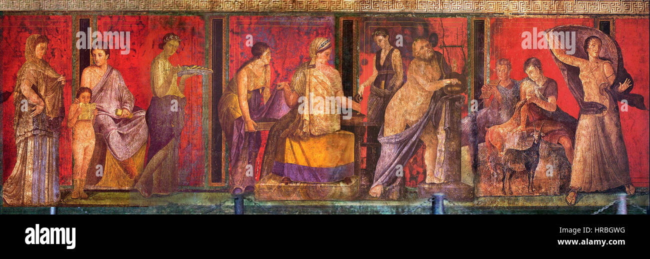 Fresque romaine Banque de photographies et d’images à haute résolution ...