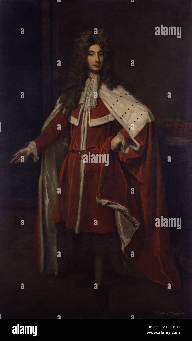 Charles townshend 2nd vicount townshend Banque de photographies et d ...