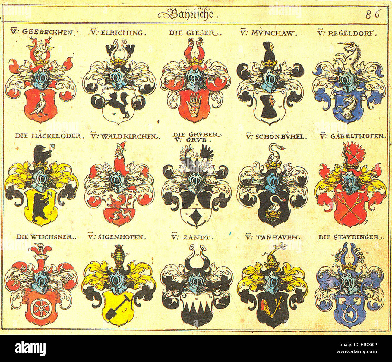 Blason gravure Banque de photographies et d’images à haute résolution ...