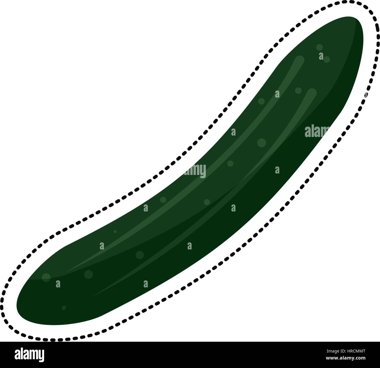 L'icône de la nutrition végétale concombre cartoon Image Vectorielle ...