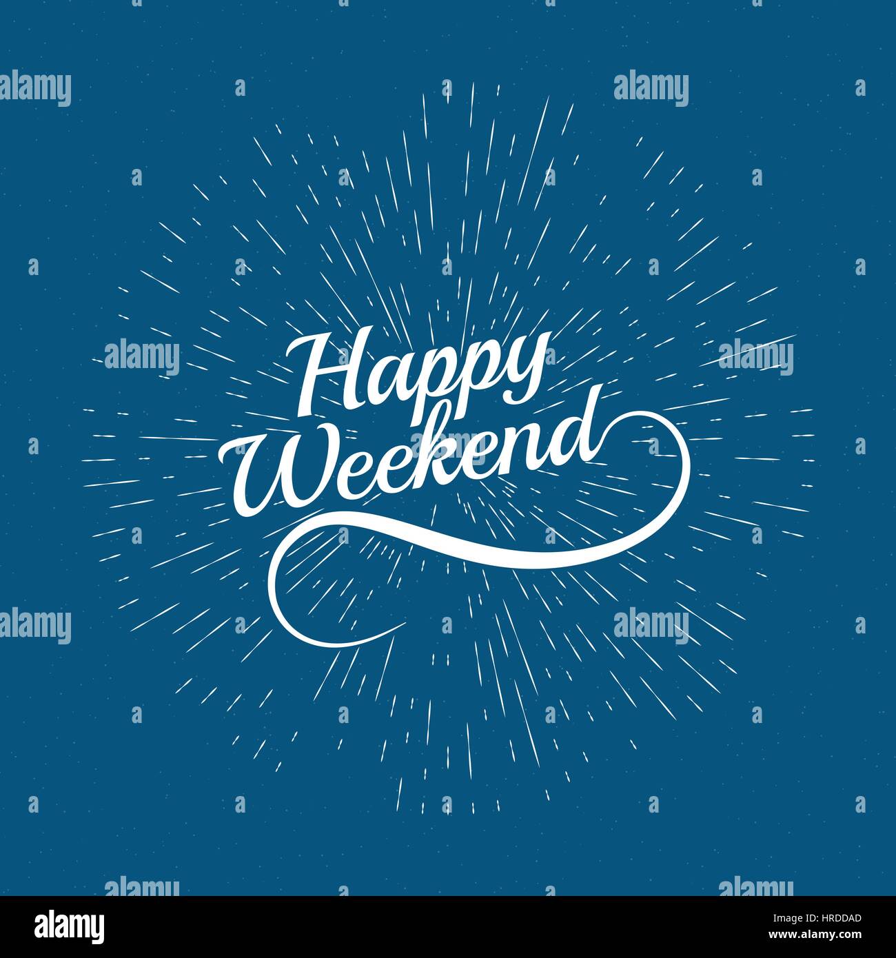 Happy weekend Banque d'images vectorielles - Alamy