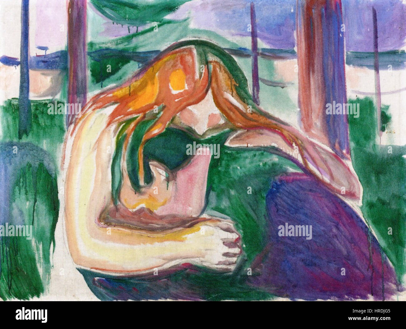 Edvard munch vampire Banque de photographies et d’images à haute ...